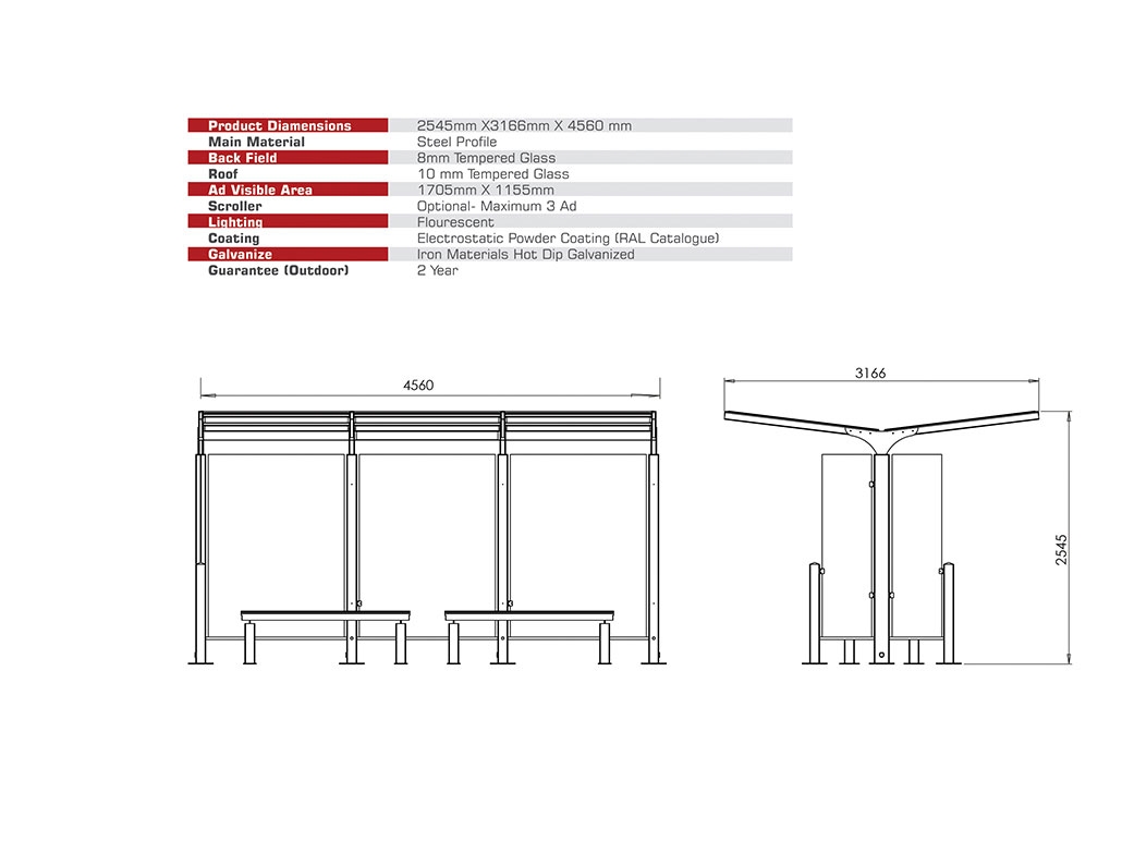 TOD 1002 Tramway Shelter – Element4 Group